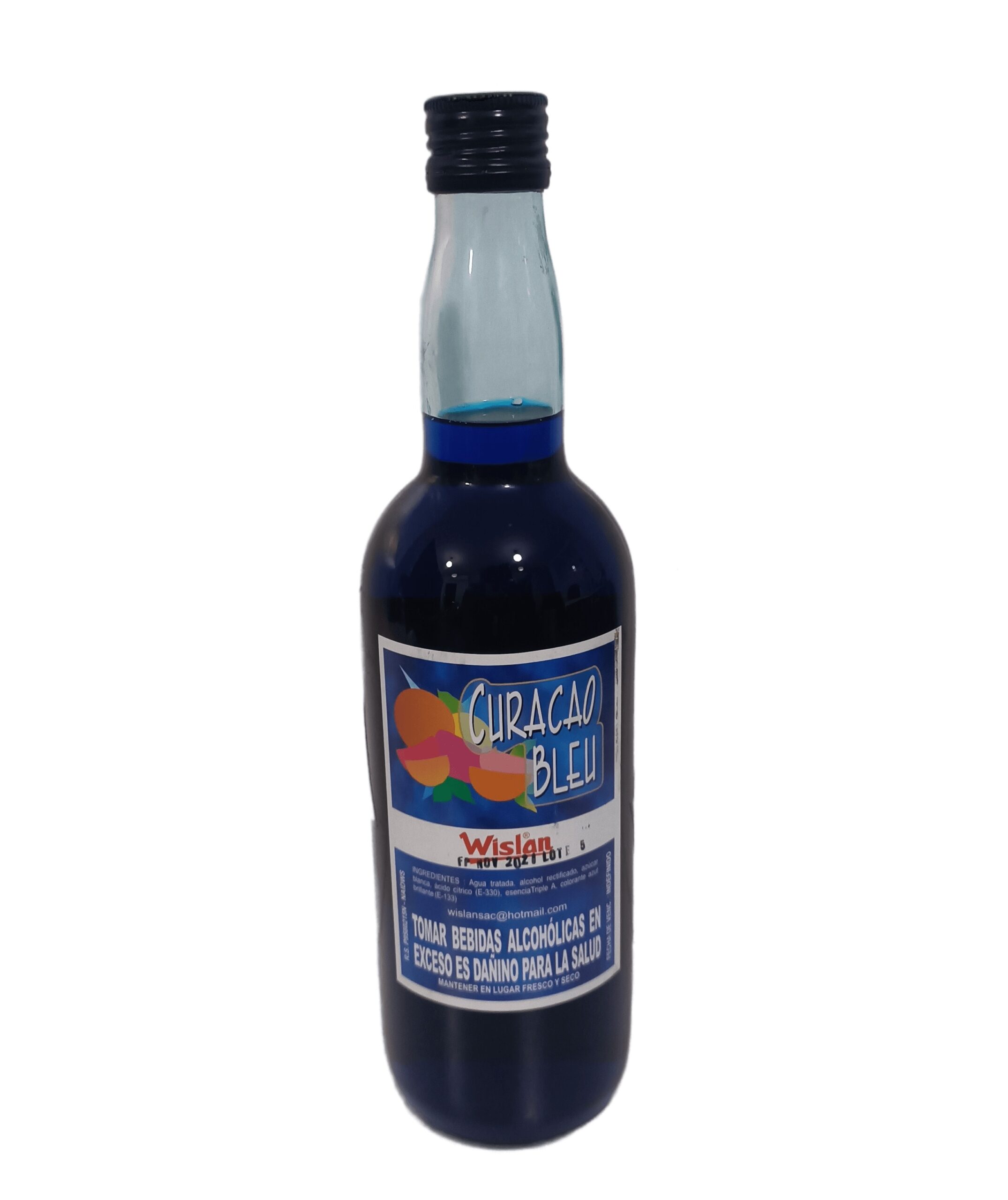 Blue Curacao Azul Wislan 750ml - Licoreria Masters